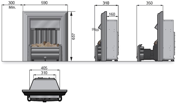 Електрокамін Dimplex™ Opti-myst Chesford у Фірмовому Магазині DIMPLEX UA